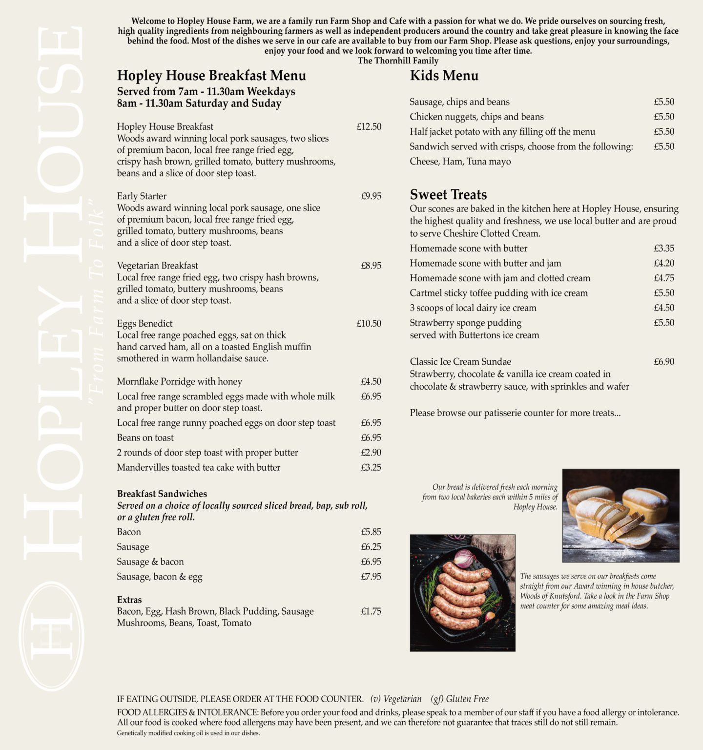 Hopley House Coffee Shop Middlewich Cheshire